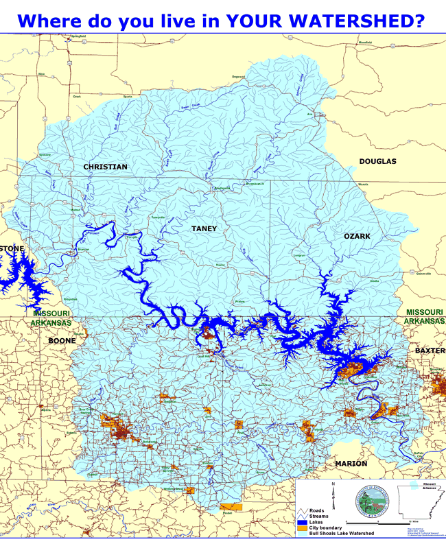Bull Shoals Lake Map Depth